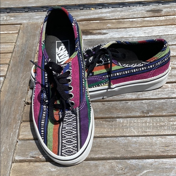 Vans | Shoes | Vans Serape Mexican Blanket Multicolor Mens 65 Or Womens ...